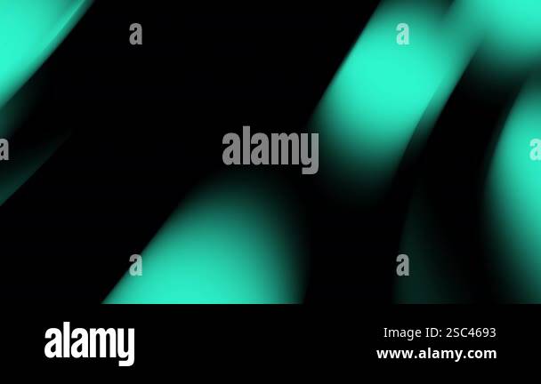 Abstract Teal Flow motion background: Abstract teal lines and black ...