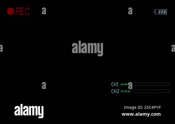 Camera frame viewfinder screen of video recorder digital display ...