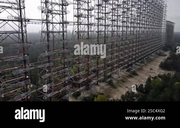 Radar Duga in Chernobyl zone. Duga was an over-the-horizon radar (OTH ...