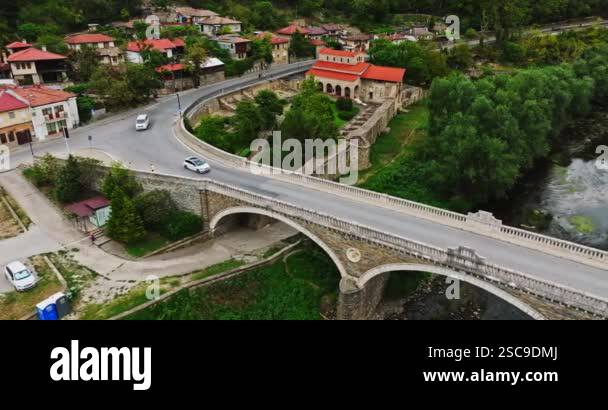 Stone Bridge And Chapel In Bulgarian Historical Cultural City Of Veliko ...
