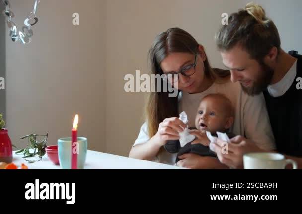A wonderfully loving moment shared between devoted parents and their ...
