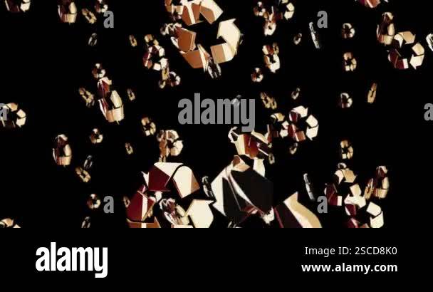 Recycling ecology environment and waste segregation symbol rain fall ...