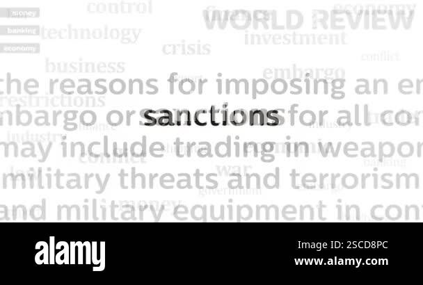 Sanctions economy and business trade embargo headline news across ...