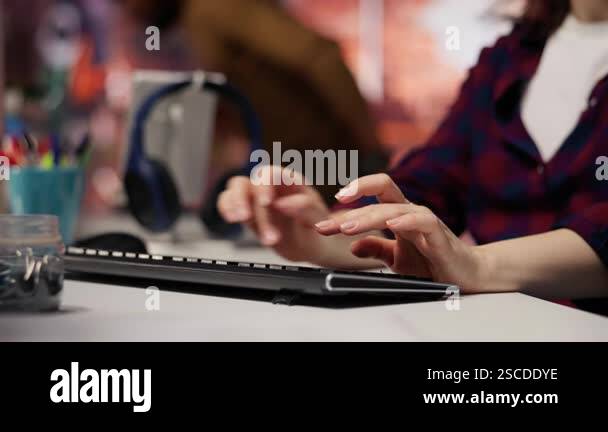 Startup engineer conducting detailed code review to fix bugs, identifying potential performance ...