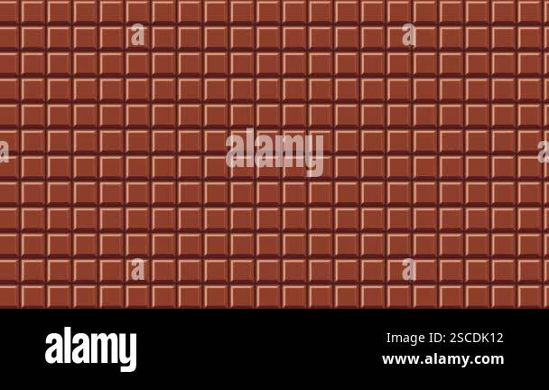 Chocolate bar seamless pattern animation. Chocolate bar background ...