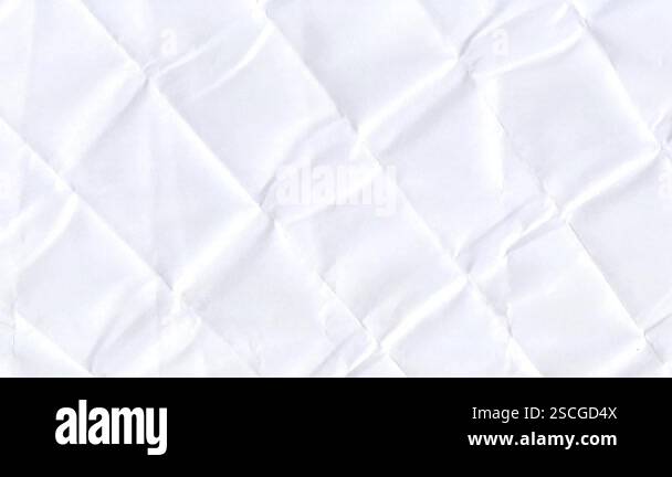 Crumpled White Paper Texture Motion, Wrinkled Paper Animation ...