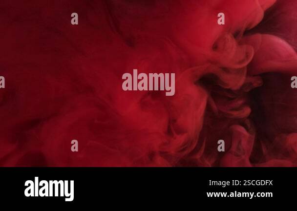 Red smoke. Mystic fog. Airy poured veil of color wavy swirls. Fantasy ...