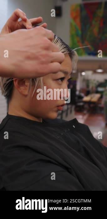 Beauty transformation in salon Stock Videos & Footage - HD and 4K Video ...