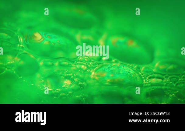 Colorful Toxic Bubbles Closeup Shot Stock Video Footage - Alamy