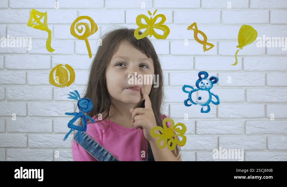 Wishing the child Stock Video Footage - Alamy