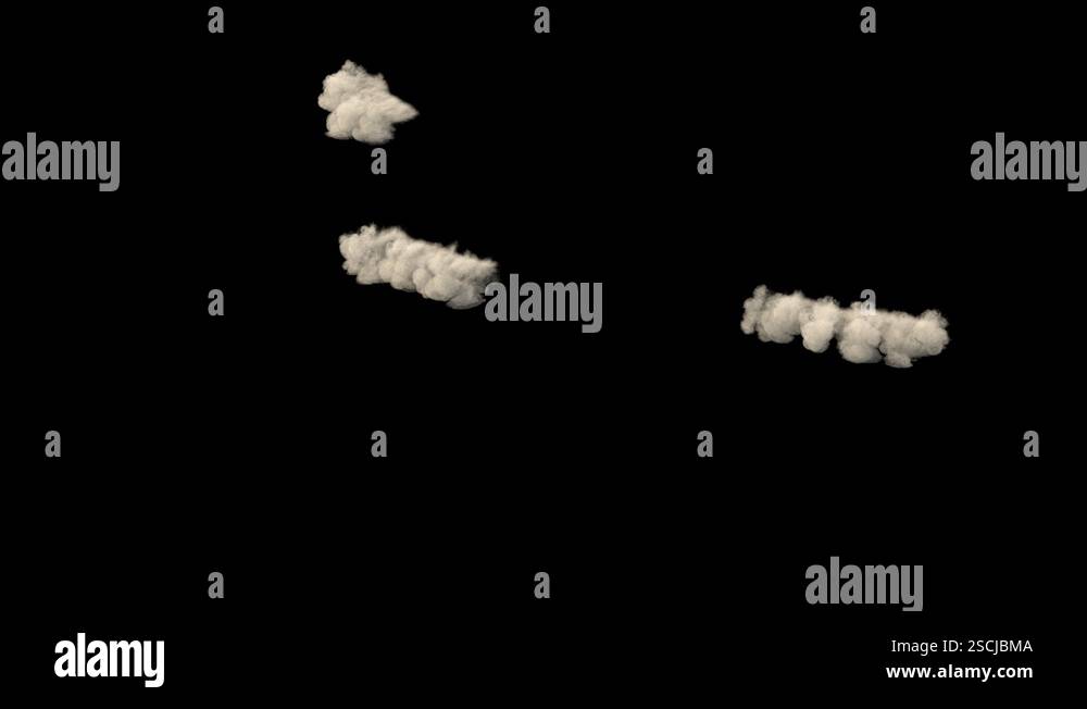 Dust clouds from the destruction of the building / Sand storm ...