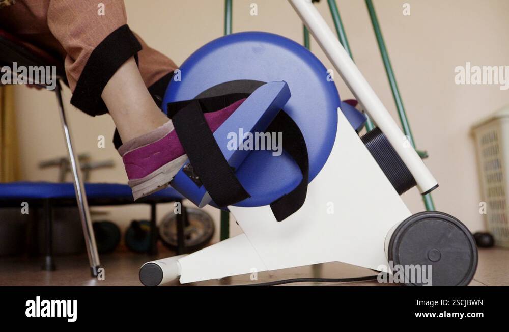 Legs are pedalling cycle ergometer as exercise for fitness testing in ...
