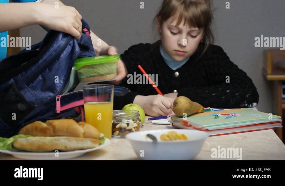 School lunch in container Stock Videos & Footage - HD and 4K Video ...