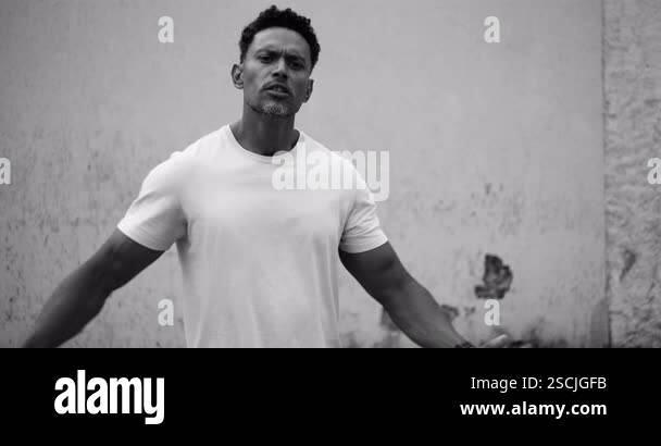 Man arguing directly with camera, intense expression, pointing hand ...