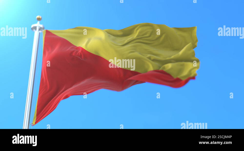 Flag of the italian city of Palermo in the region of Sicily, Italy ...