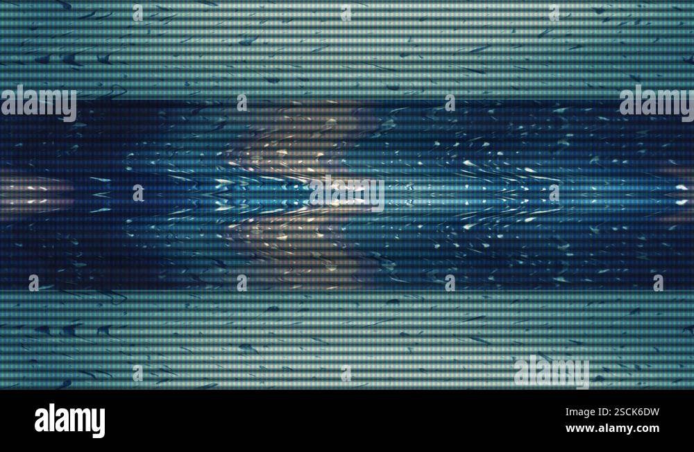 TV broadcast glitch screen with error signal Stock Video Footage - Alamy