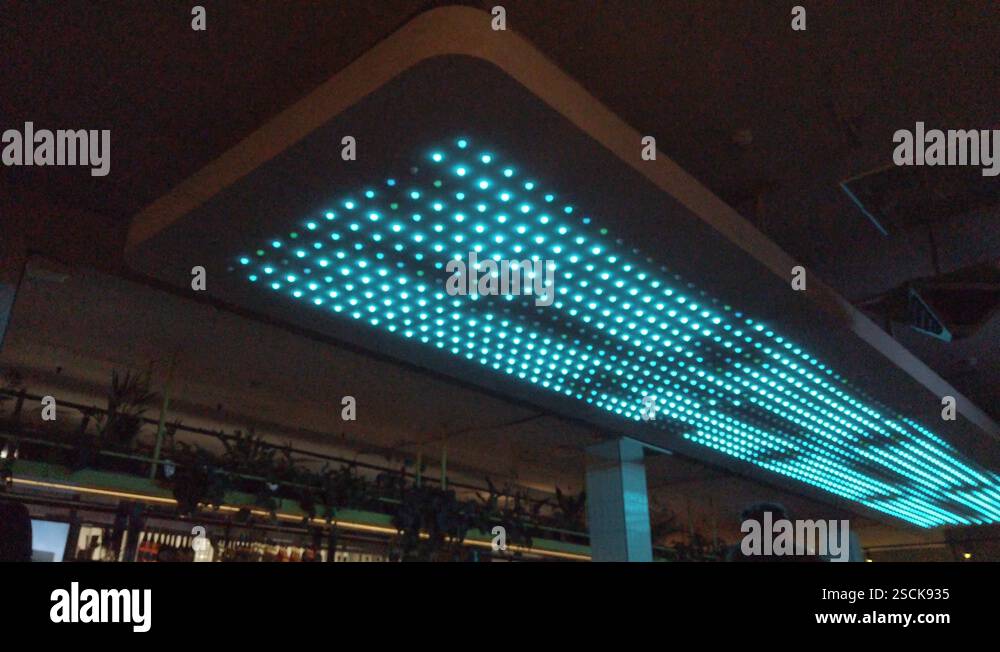 Bright colored LED SMD video wall with high saturated patterns Stock ...