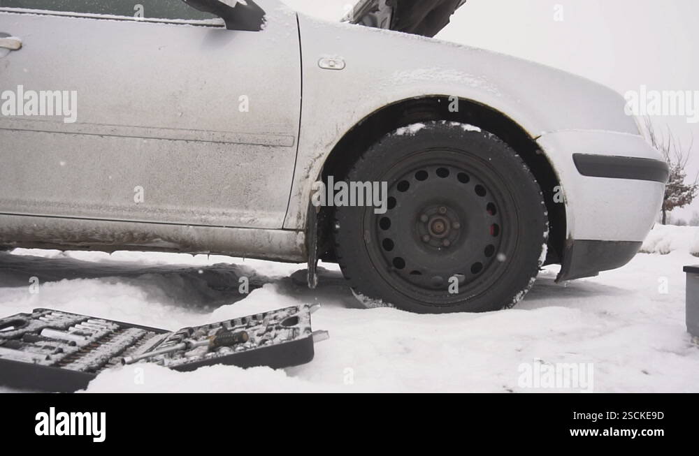 The freezing of diesel fuel in the winter in the car, low-quality ...