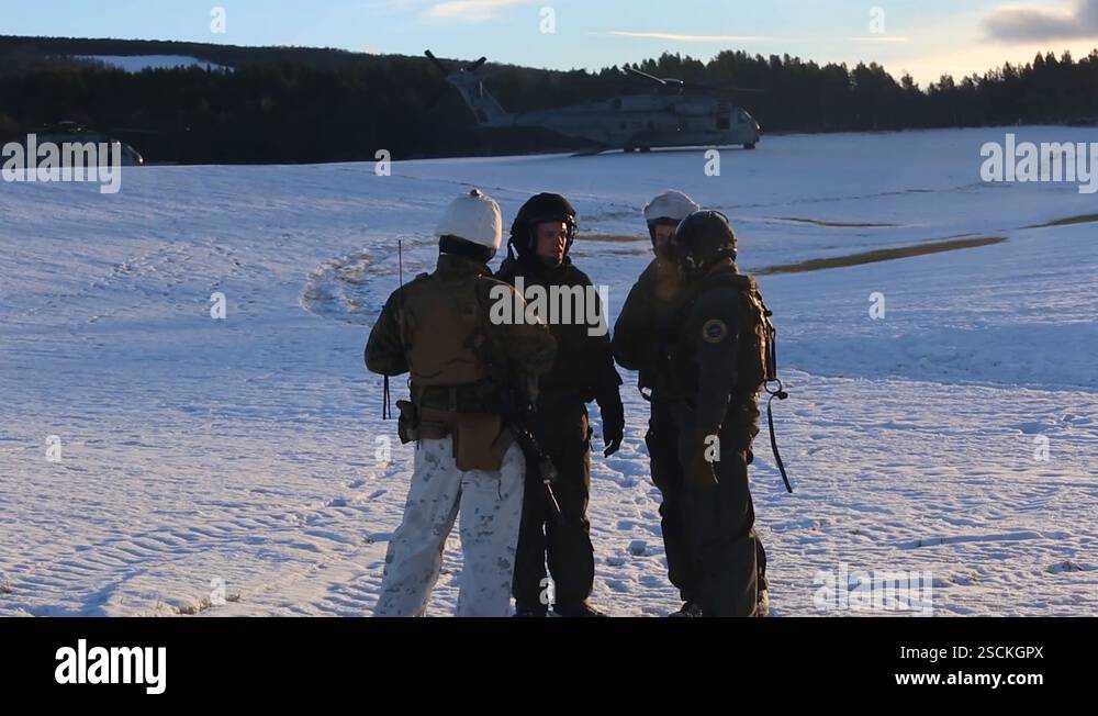 Tracing military strategy on frozen zone mission Stock Video Footage ...