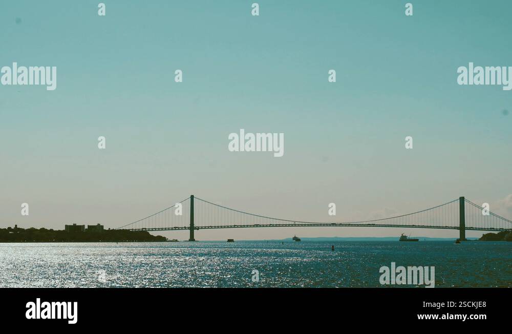 Famous Brooklyn Bridge In Clear Weather Stock Video Footage - Alamy