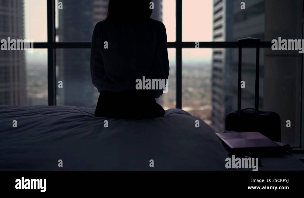 Sad woman silhouette bed Stock Videos & Footage - HD and 4K Video Clips ...