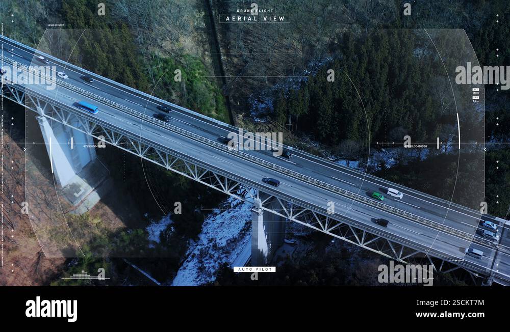 Screen of a drone controller. Head up display (HUD) of a vehicle ...