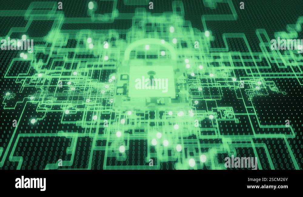 4K Cybersecurity Protocol Defending Inbound Attacks Stock Video Footage ...