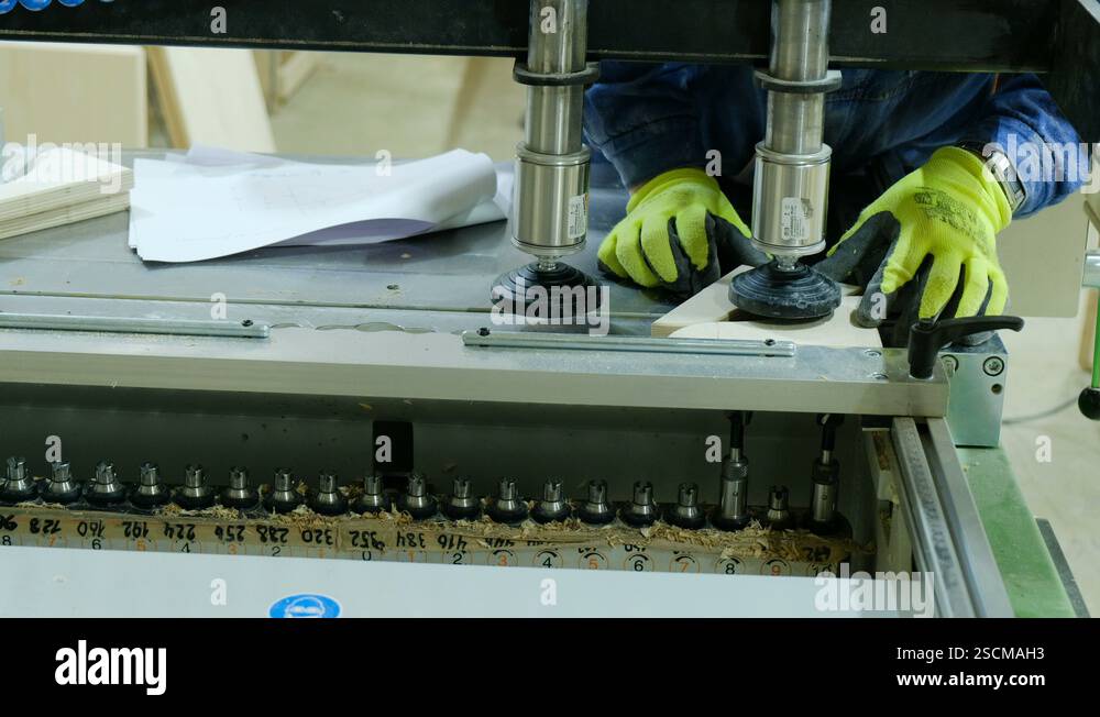 Additive of furniture details on modern add-on woodworking machine ...
