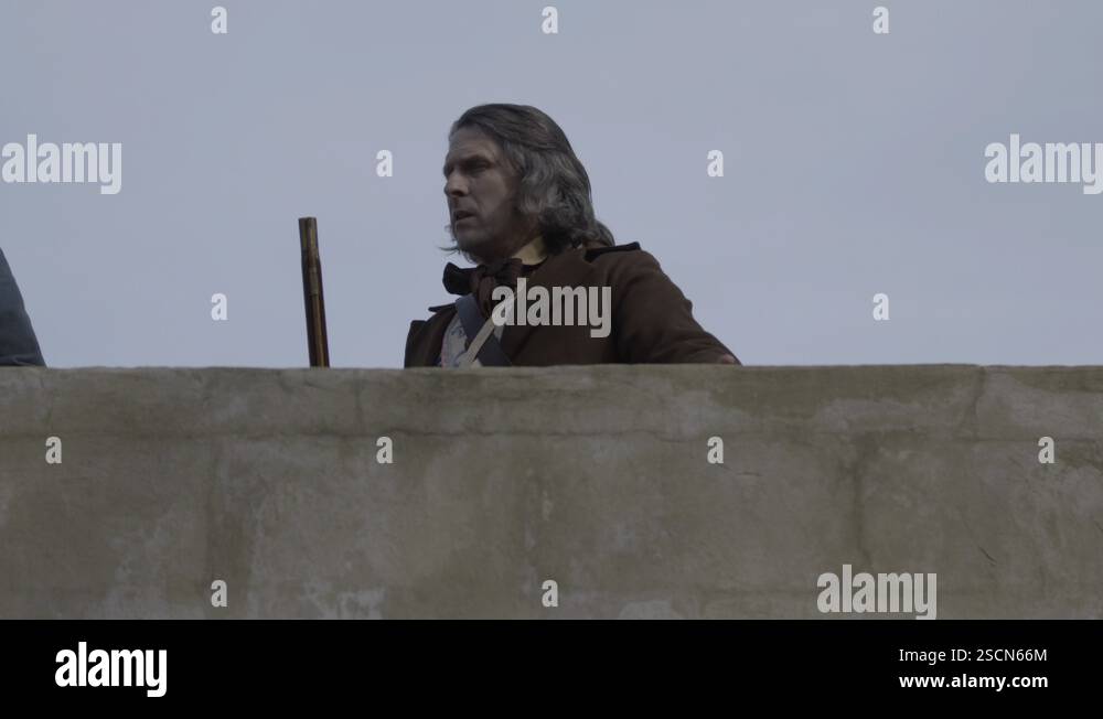 Portrayal of Texian Defenders of the Alamo circa 1836 - with flintlock ...