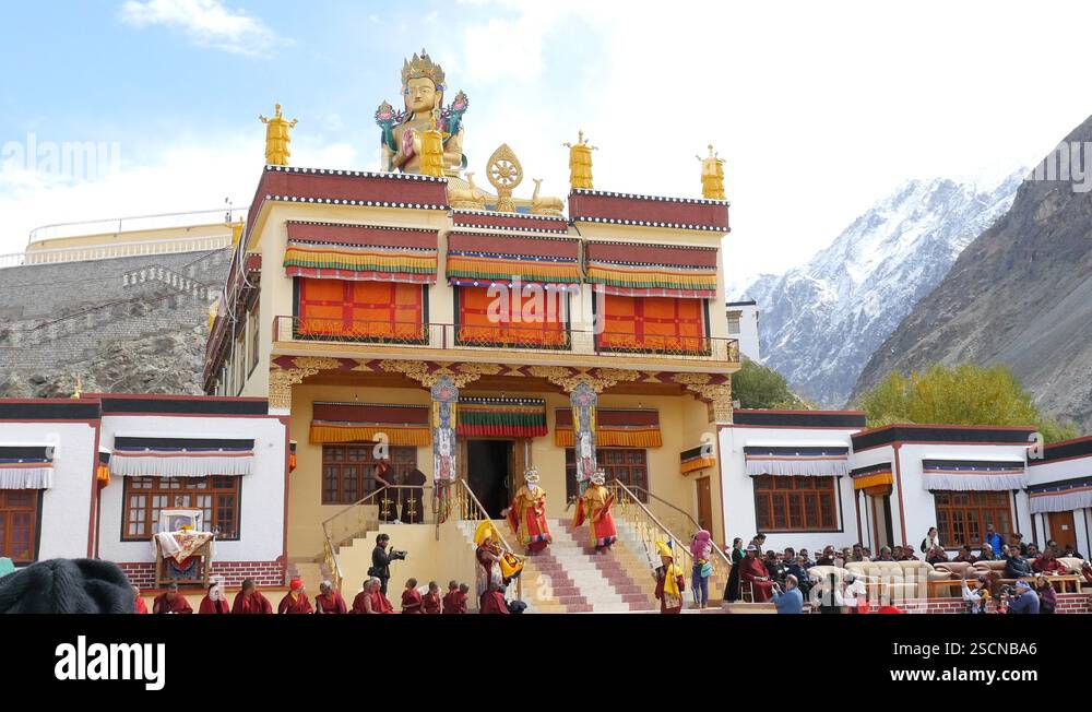 Hemis Tsechu Festival at Leh, Ladakh,India Stock Video Footage - Alamy