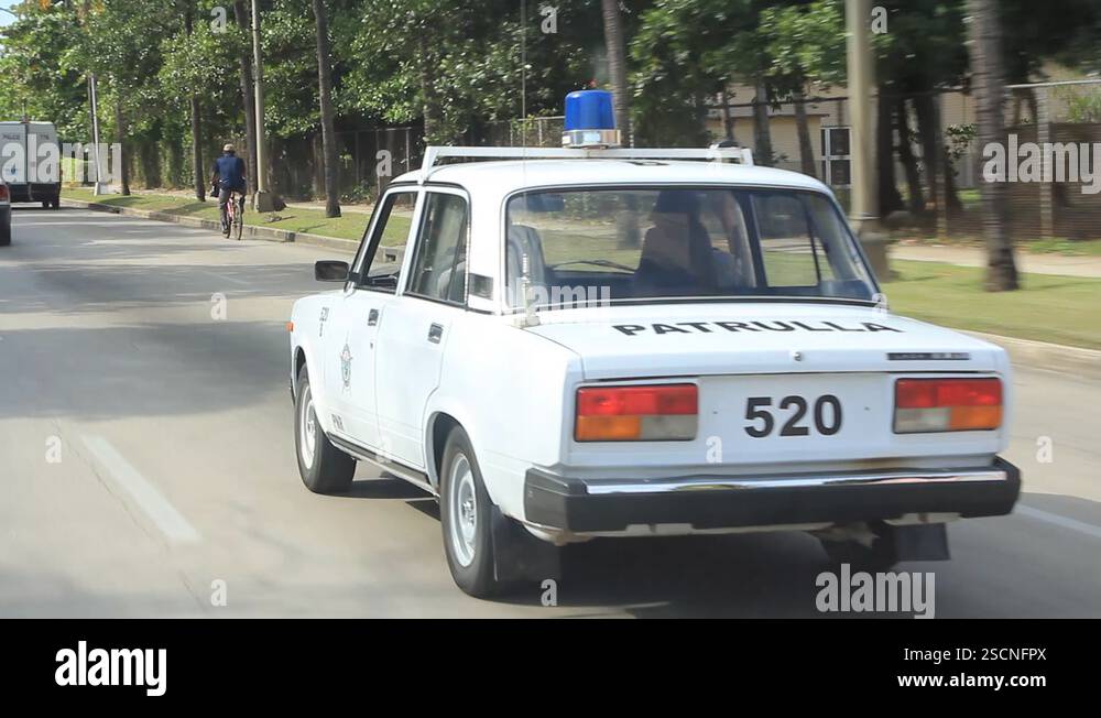 Cuban police car Stock Videos & Footage - HD and 4K Video Clips - Alamy