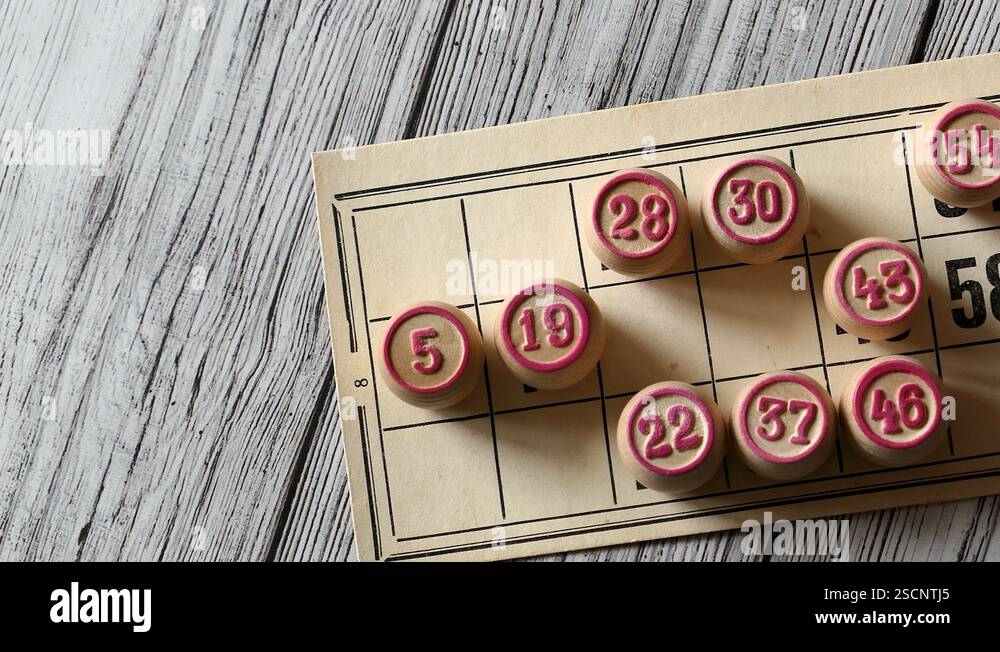 A Man's Hand Puts A Barrel Of Russian Lotto On The Card. Slider Shot ...