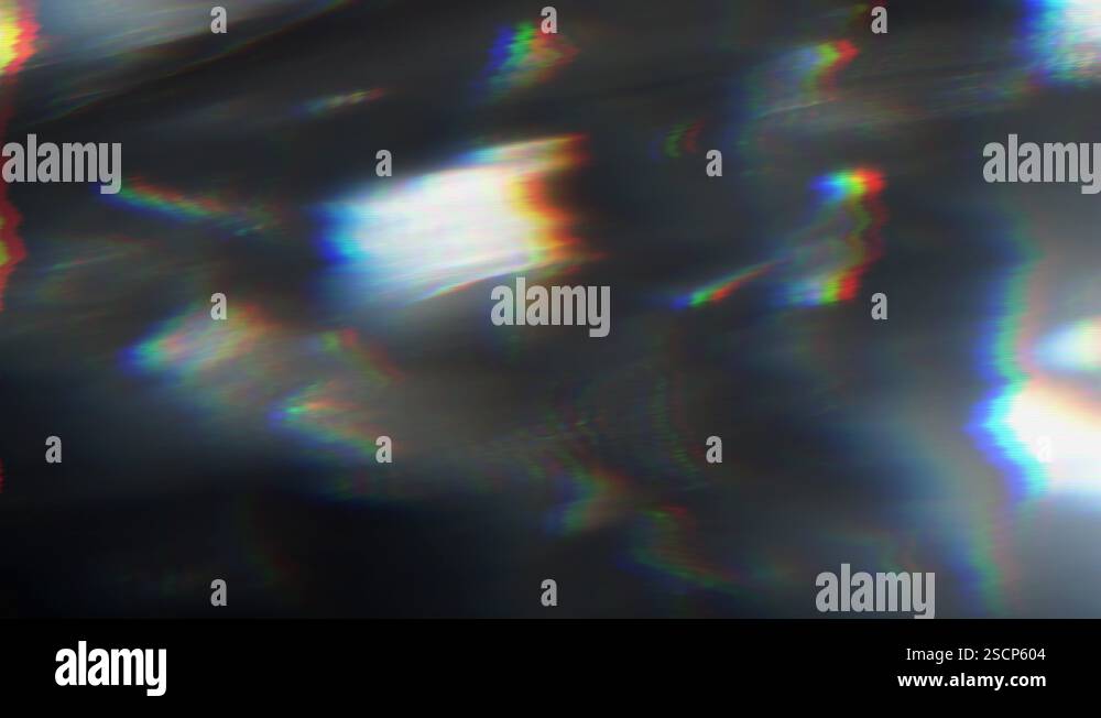 Stylish particles of light, dynamic distortions, tv damage effect Stock ...