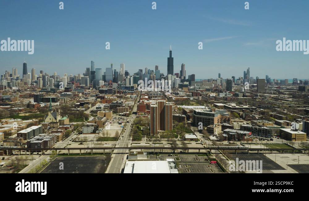 Pull Away, Pan Down - United Center Reveal [4k] Stock Video Footage - Alamy