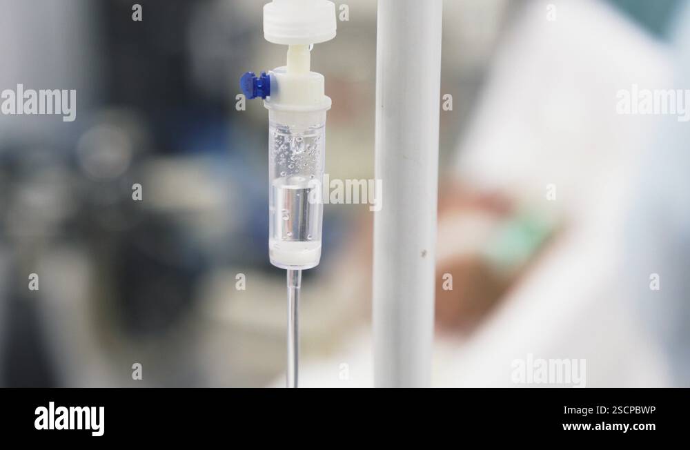 Close up medical dropper with medication, intravenous infusion. Liquid ... Close up medical dropper with medication, intravenous infusion. Liquid ...