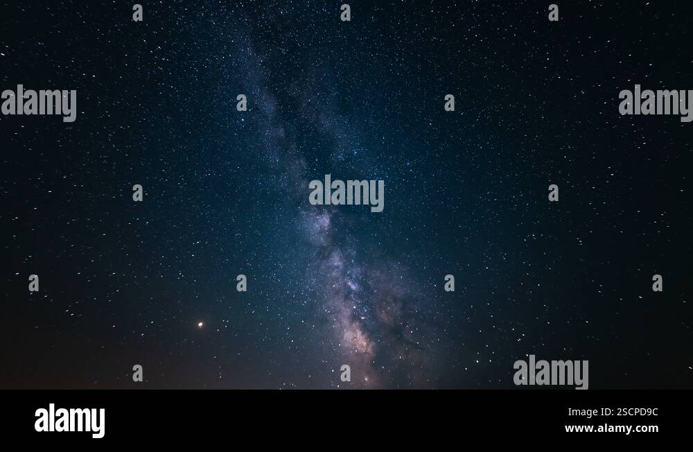 8K Perseid Meteor Shower Milky Way Time Lapse in Sierra Nevada Mts ...