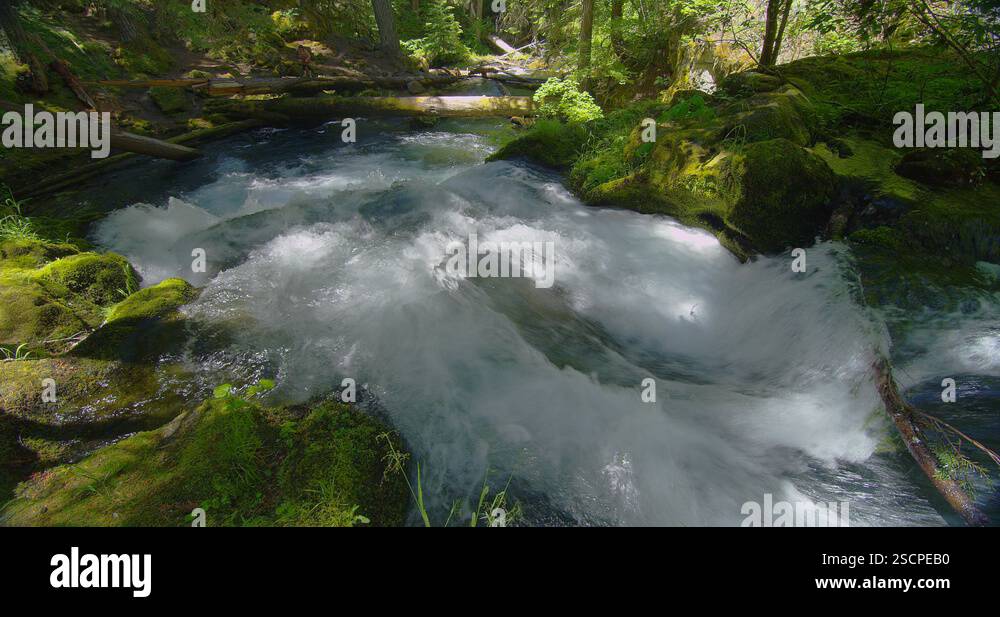 Yosemite falls and rapids, Yosemite National Park in Californias Sierra ...