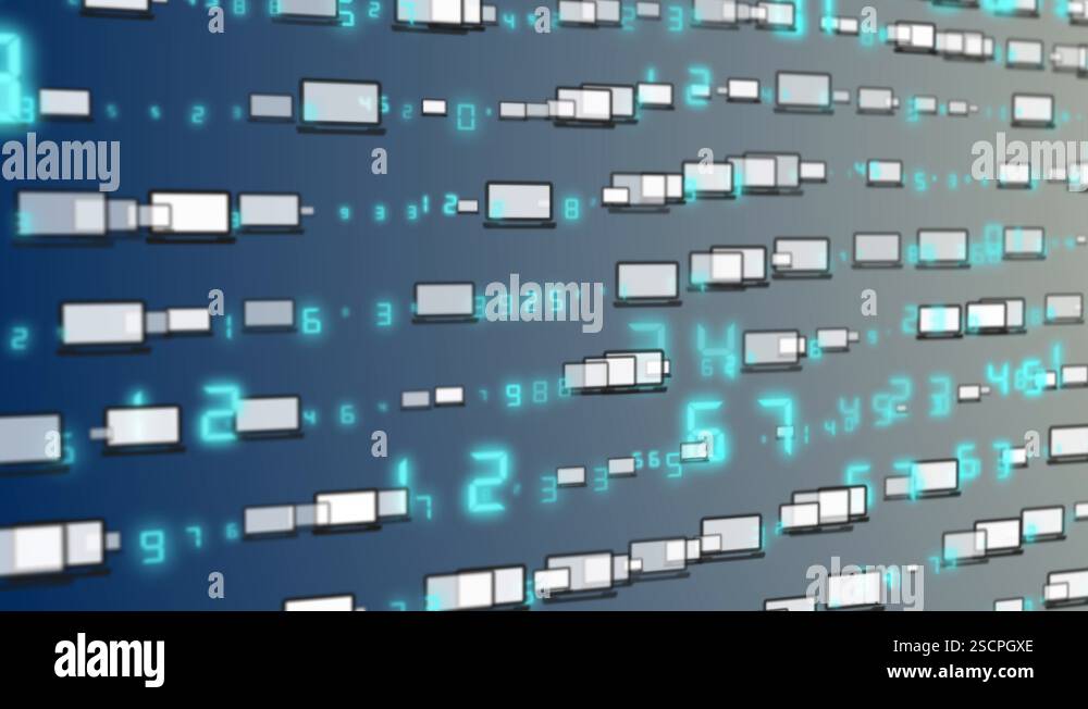 Technologic background with representation of binary code. Binary ...
