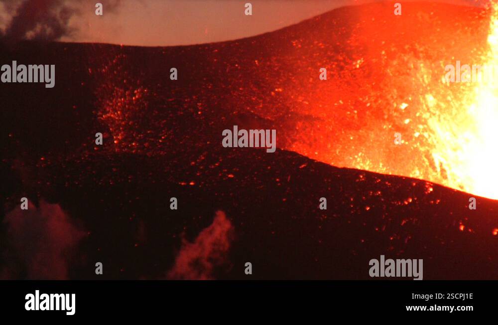 Volcanic Eruption Stock Video Footage - Alamy