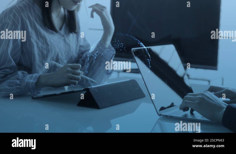 Communication network concept. IoT (Internet of Things Stock Video ...