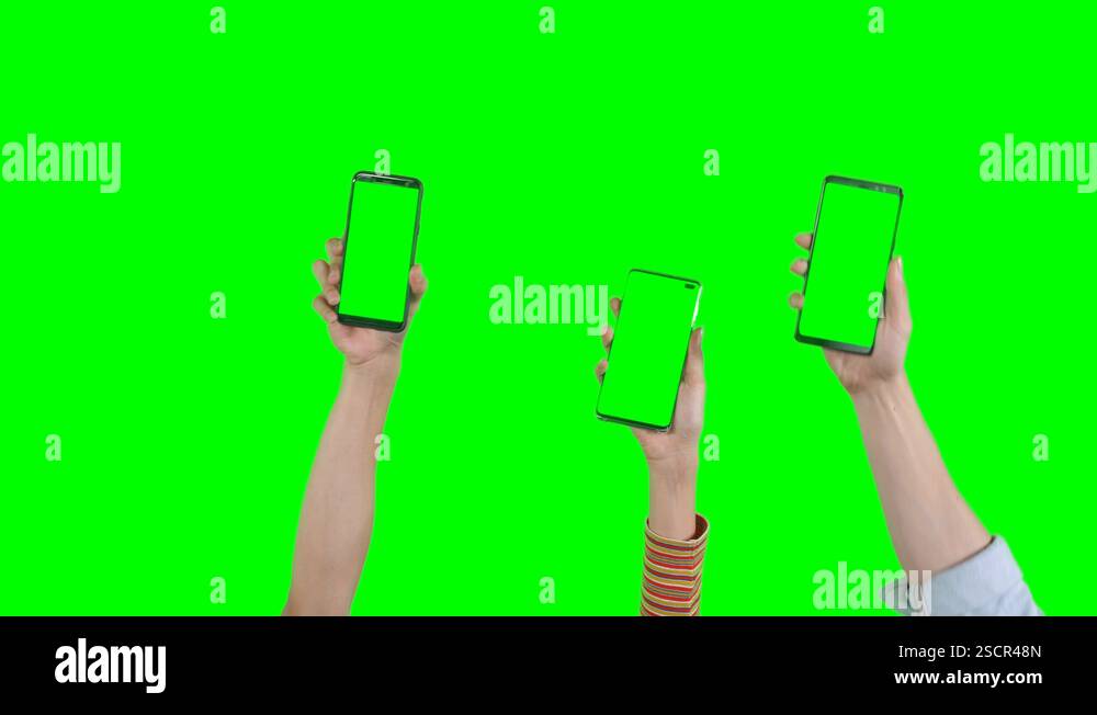 People hands lifting modern mobile phone Stock Video Footage - Alamy
