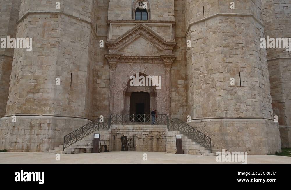 Andria, Italy - April 2019: Facade of Castel del Monte UNESCO heritage ...