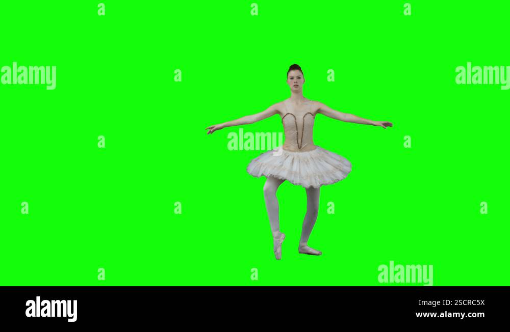 Brunette in slow motion dancing a classical ballet Stock Video Footage ...