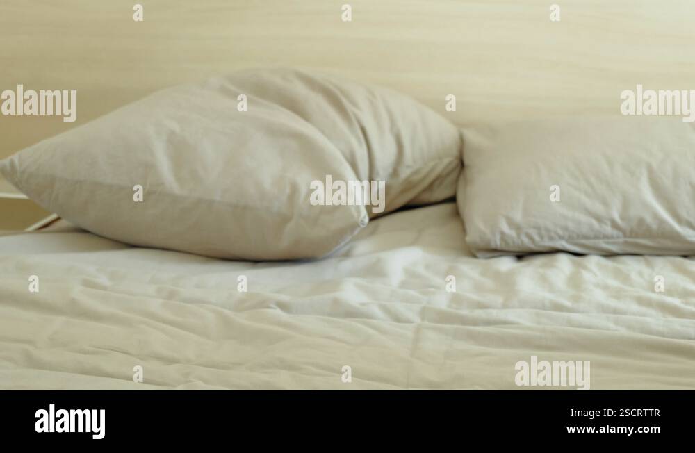 Morning. Awakening women in bed Stock Video Footage - Alamy