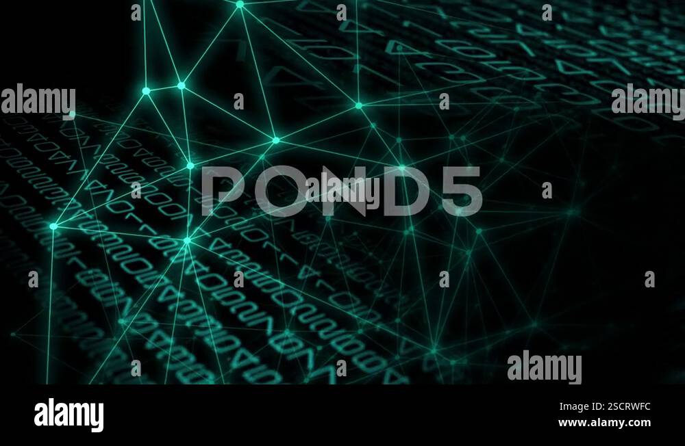 Digital transformation machine learning tech background, random numbers Stock Video Footage - Alamy