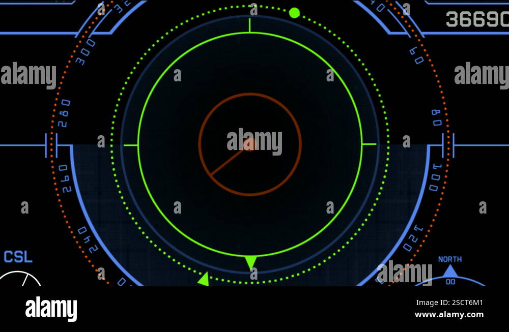 Radar GPS signal tech screen display,science sci-fi data computer ...