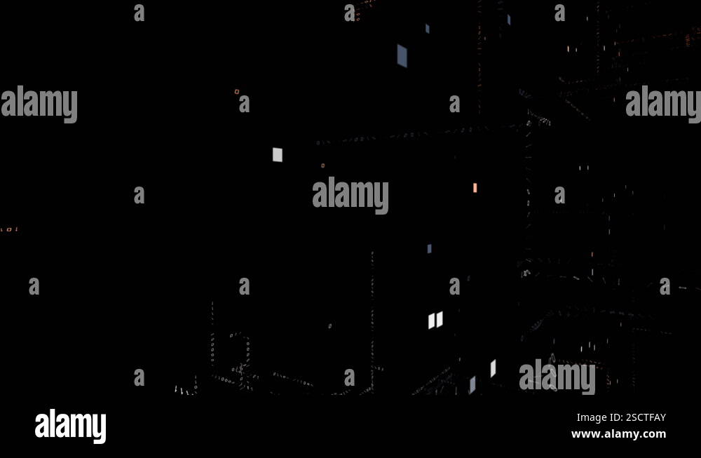 4k 5G,The Matrix style binary code,changing from zero to one digits ...
