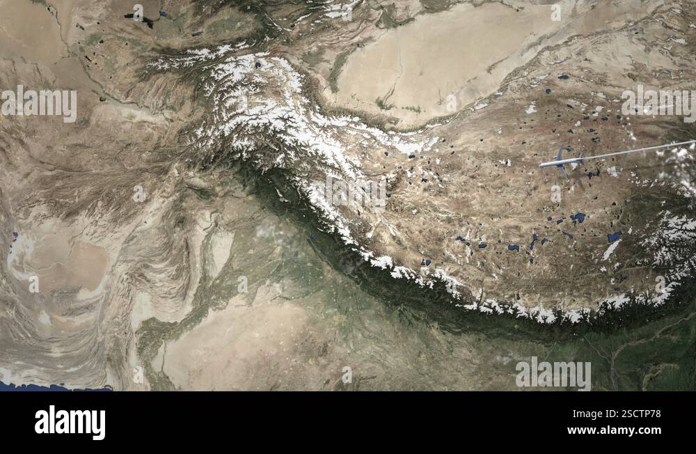Route of a commercial plane flying to Islamabad, Pakistan on the map ...
