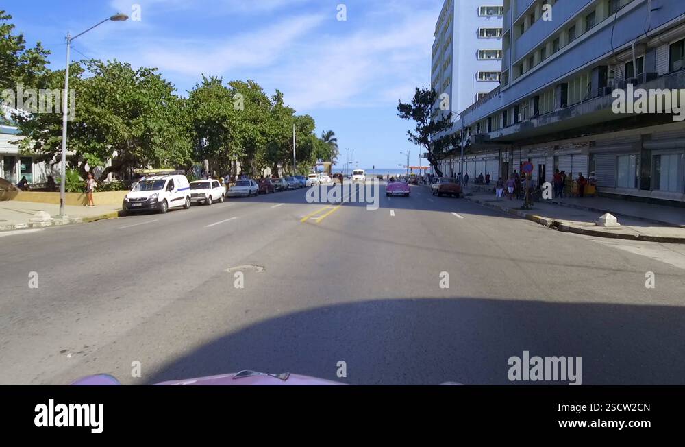 Cuba, Havana, traffic in Habana Centro district Stock Video Footage - Alamy