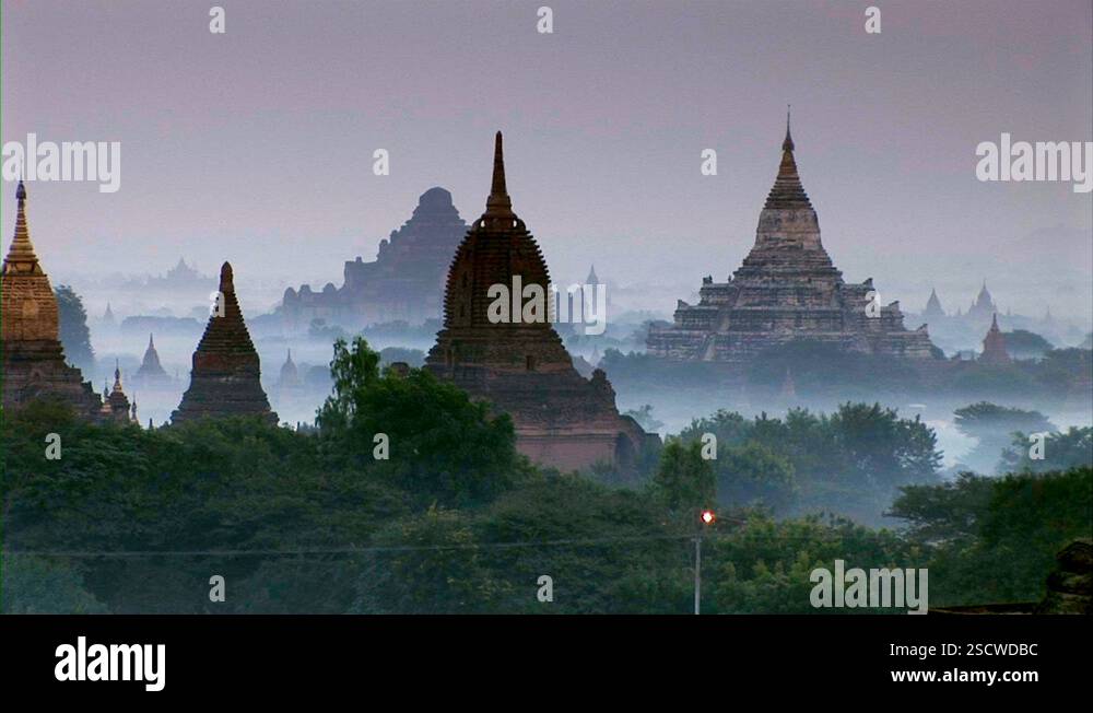 Bagan ruins in Myanmar Stock Video Footage - Alamy